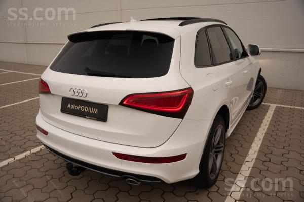 White Audi Q5 2013 in Riga, with an engine capacity of 3.00 L and mileage of 254 thousand km for 13990 €, photo 9 on AUTOMOTO.COM.LV
