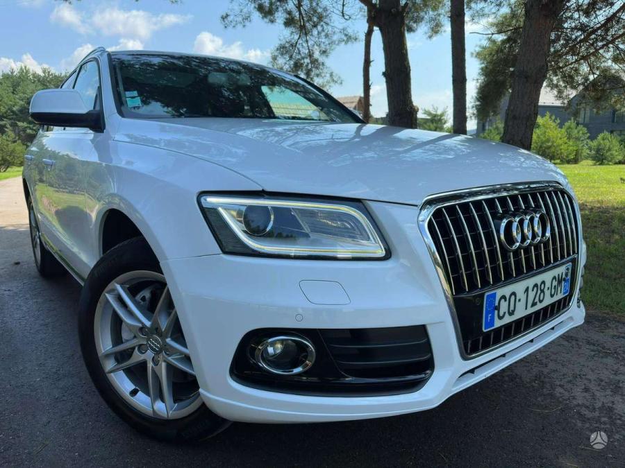 White Audi Q5 2013 in Vilnius, with an engine capacity of 2.97 L and mileage of 278 thousand km for 11990 €, photo 14 on AUTOMOTO.COM.LV