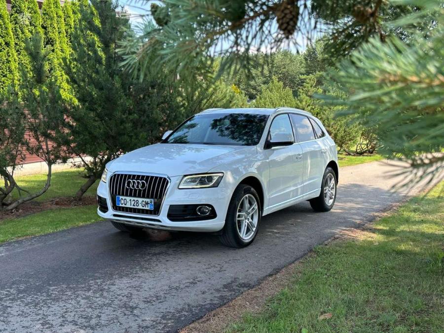 White Audi Q5 2013 in Vilnius, with an engine capacity of 2.97 L and mileage of 278 thousand km for 11990 €, photo 17 on AUTOMOTO.COM.LV