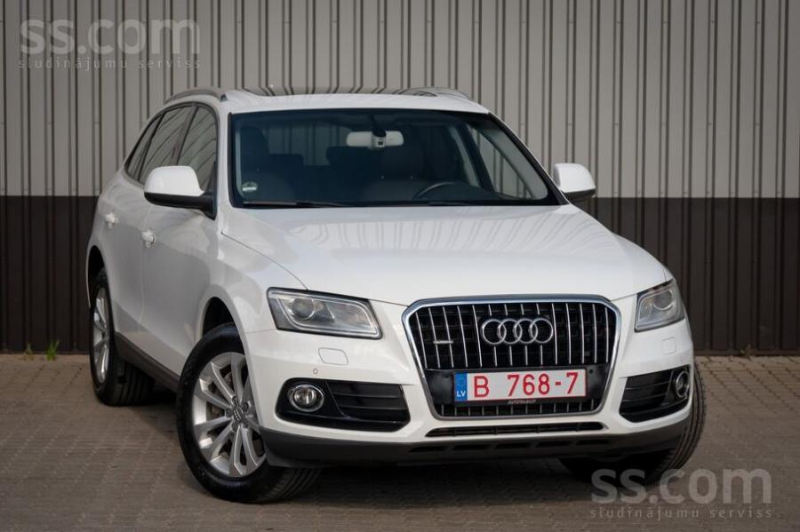 White Audi Q5 2013 in Talsi, with an engine capacity of 3.00 L and mileage of 280 thousand km for 13950 €, photo 1 on AUTOMOTO.COM.LV