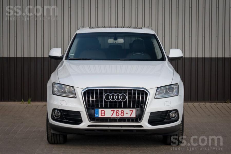 White Audi Q5 2013 in Talsi, with an engine capacity of 3.00 L and mileage of 280 thousand km for 13950 €, photo 3 on AUTOMOTO.COM.LV