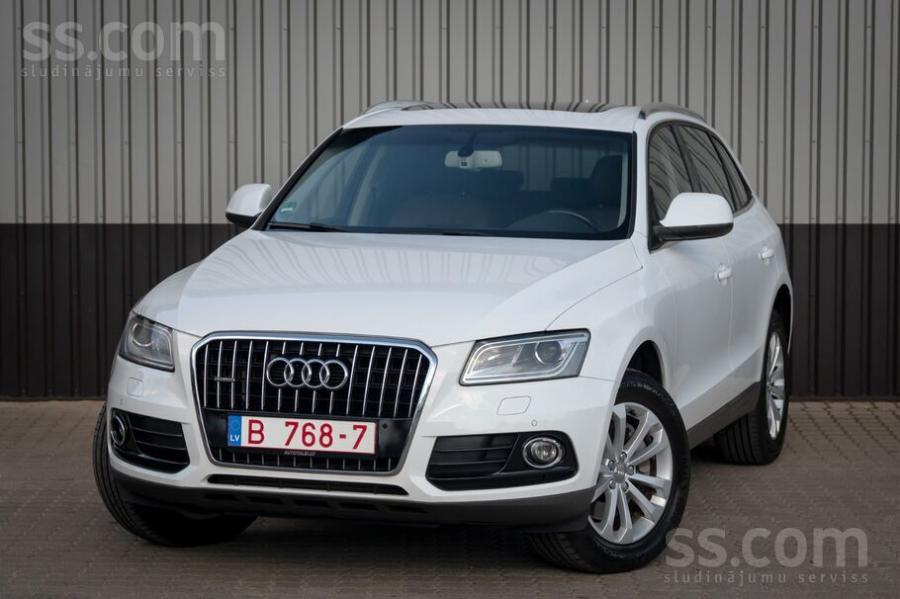 White Audi Q5 2013 in Talsi, with an engine capacity of 3.00 L and mileage of 280 thousand km for 13950 €, photo 4 on AUTOMOTO.COM.LV