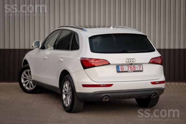 White Audi Q5 2013 in Talsi, with an engine capacity of 3.00 L and mileage of 280 thousand km for 13950 €, photo 4 on AUTOMOTO.COM.LV