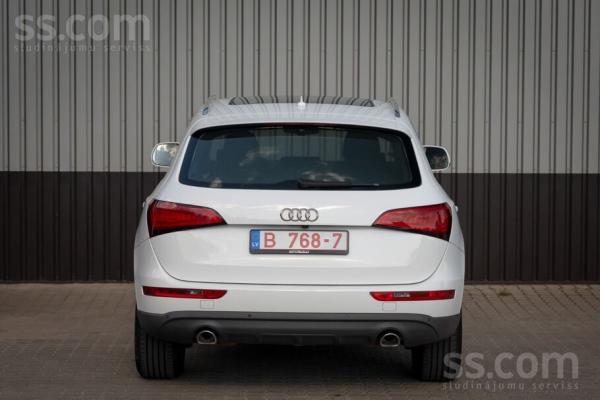 White Audi Q5 2013 in Talsi, with an engine capacity of 3.00 L and mileage of 280 thousand km for 13950 €, photo 5 on AUTOMOTO.COM.LV