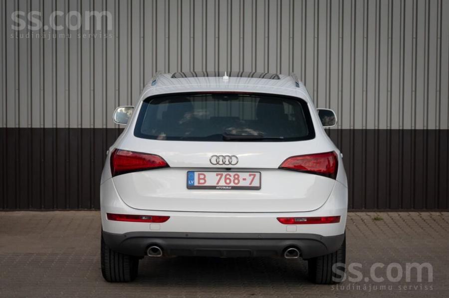 White Audi Q5 2013 in Talsi, with an engine capacity of 3.00 L and mileage of 280 thousand km for 13950 €, photo 6 on AUTOMOTO.COM.LV
