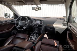 White Audi Q5 2013 in Talsi, with an engine capacity of 3.00 L and mileage of 280 thousand km for 13950 €, photo 9 on AUTOMOTO.COM.LV