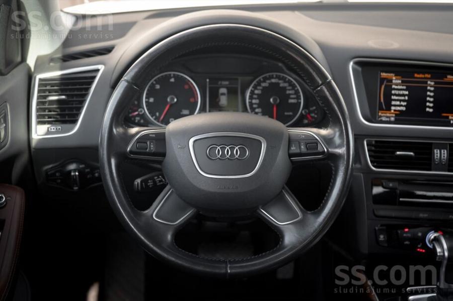 White Audi Q5 2013 in Talsi, with an engine capacity of 3.00 L and mileage of 280 thousand km for 13950 €, photo 19 on AUTOMOTO.COM.LV