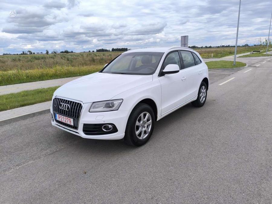 Balts Audi Q5 2013 Marijampole, ar dzinēja tilpumu 1.97 L un nobraukumu 328 tūkst. km par 8900 €, foto 1 vietnē AUTOMOTO.COM.LV