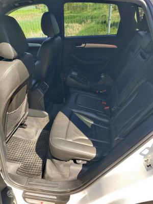 White Audi Q5 2013 in Kaunas, with an engine capacity of 3.00 L and mileage of 243 thousand km for 9950 €, photo 9 on AUTOMOTO.COM.LV