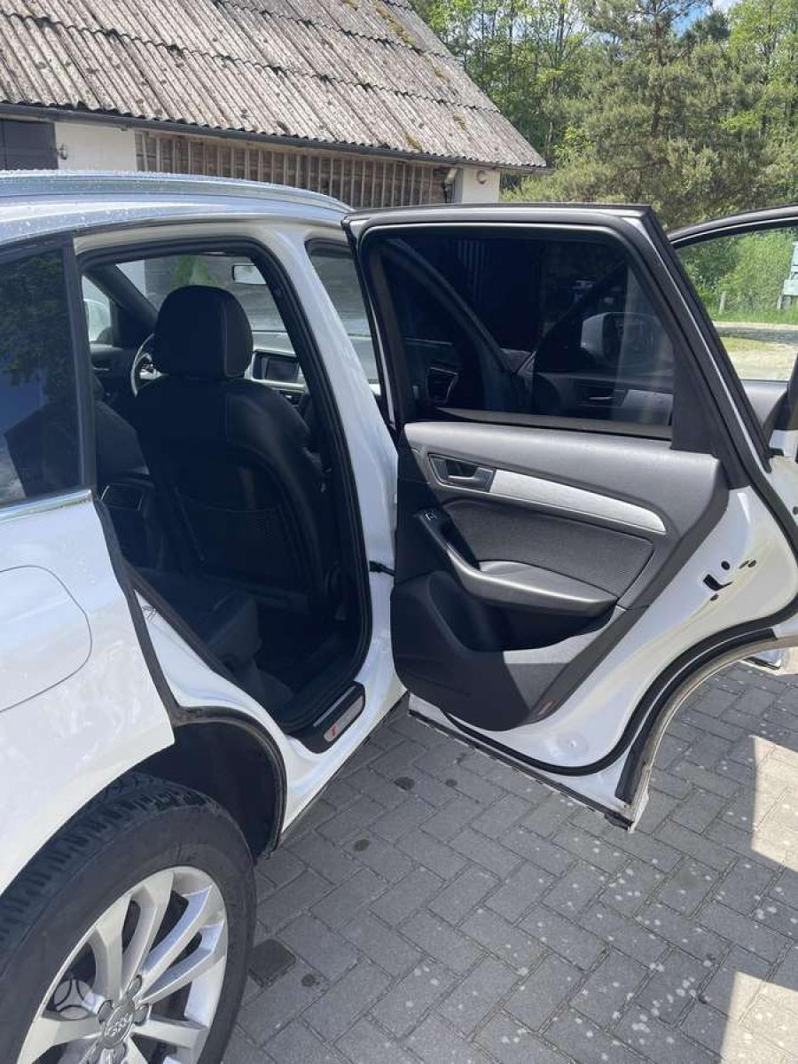 White Audi Q5 2013 in Lazdijai, with an engine capacity of 1.97 L and mileage of 193 thousand km for 13800 €, photo 12 on AUTOMOTO.COM.LV