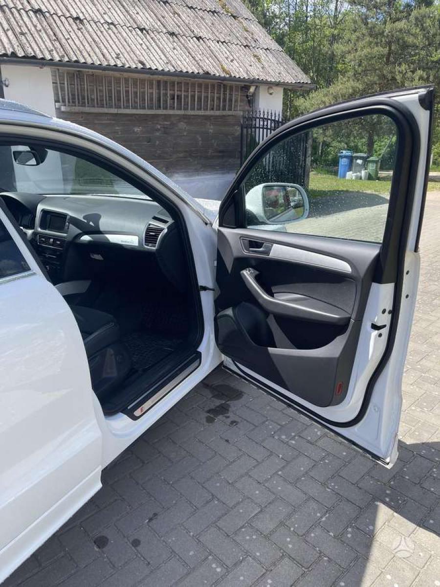 White Audi Q5 2013 in Lazdijai, with an engine capacity of 1.97 L and mileage of 193 thousand km for 13800 €, photo 13 on AUTOMOTO.COM.LV