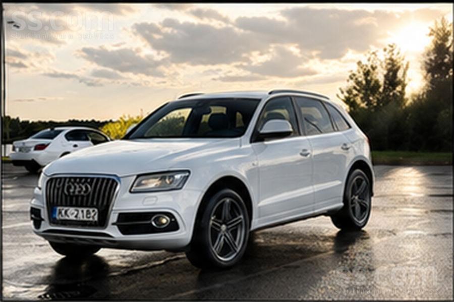 White Audi Q5 2013 in Riga, with an engine capacity of 3.00 L and mileage of 380 thousand km for 10700 €, photo 3 on AUTOMOTO.COM.LV