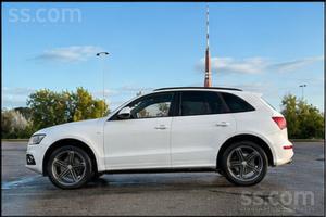 White Audi Q5 2013 in Riga, with an engine capacity of 3.00 L and mileage of 380 thousand km for 10700 €, photo 13 on AUTOMOTO.COM.LV