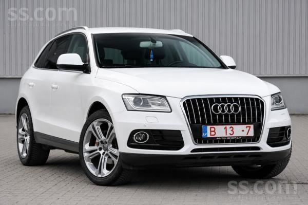White Audi Q5 2013 in Tukums, with an engine capacity of 2.00 L and mileage of 267 thousand km for 11500 €, photo 1 on AUTOMOTO.COM.LV