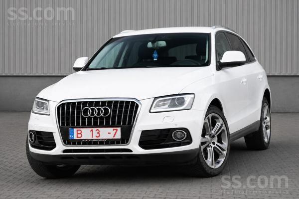 White Audi Q5 2013 in Tukums, with an engine capacity of 2.00 L and mileage of 267 thousand km for 11500 €, photo 3 on AUTOMOTO.COM.LV