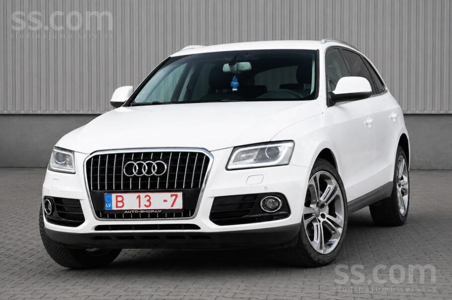 White Audi Q5 2013 in Tukums, with an engine capacity of 2.00 L and mileage of 267 thousand km for 11500 €, photo 3 on AUTOMOTO.COM.LV