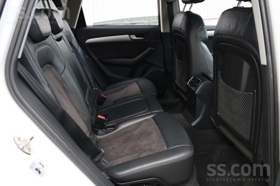 White Audi Q5 2013 in Tukums, with an engine capacity of 2.00 L and mileage of 267 thousand km for 11500 €, photo 8 on AUTOMOTO.COM.LV