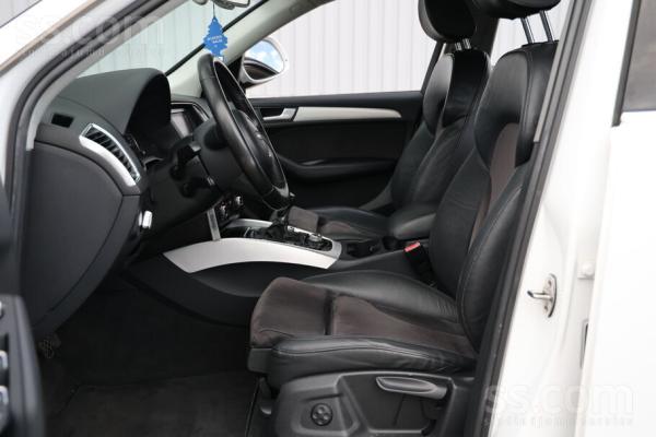 White Audi Q5 2013 in Tukums, with an engine capacity of 2.00 L and mileage of 267 thousand km for 11500 €, photo 9 on AUTOMOTO.COM.LV