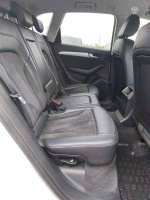 White Audi Q5 2013 in Vilnius, with an engine capacity of 2.00 L and mileage of 215 thousand km for 9350 €, photo 16 on AUTOMOTO.COM.LV