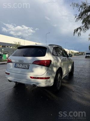 White Audi Q5 2013 in Riga, with an engine capacity of 3.00 L and mileage of 423 thousand km for 10950 €, photo 4 on AUTOMOTO.COM.LV