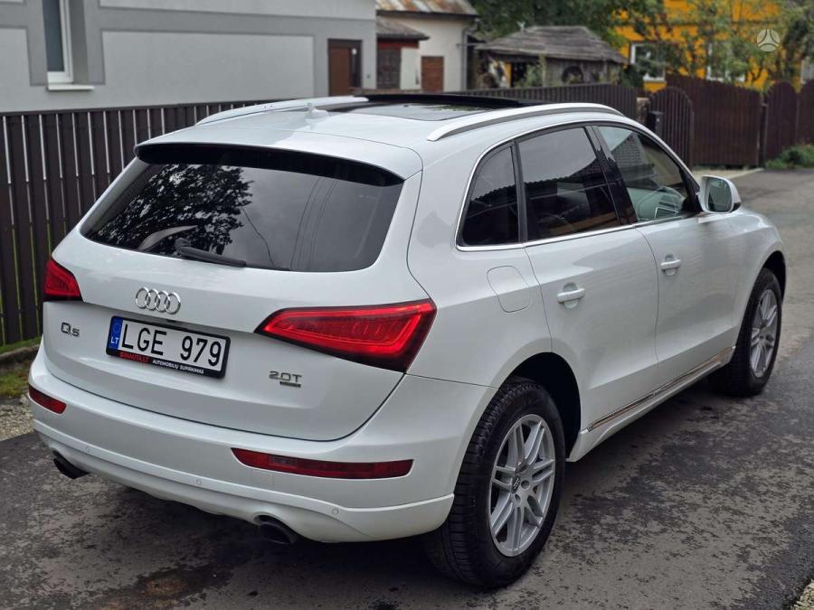 White Audi Q5 2013 in Radviliskis, with an engine capacity of 1.98 L and mileage of 196 thousand km for 7600 €, photo 5 on AUTOMOTO.COM.LV