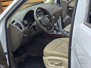 White Audi Q5 2013 in Radviliskis, with an engine capacity of 1.98 L and mileage of 196 thousand km for 7600 €, photo 9 on AUTOMOTO.COM.LV