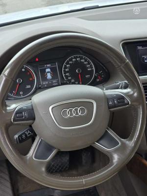 White Audi Q5 2013 in Radviliskis, with an engine capacity of 1.98 L and mileage of 196 thousand km for 7600 €, photo 16 on AUTOMOTO.COM.LV