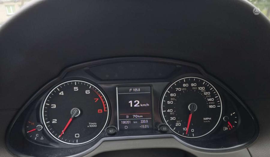 White Audi Q5 2013 in Radviliskis, with an engine capacity of 1.98 L and mileage of 196 thousand km for 7600 €, photo 19 on AUTOMOTO.COM.LV
