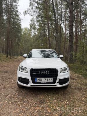White Audi Q5 2013 in Riga, with an engine capacity of 3.00 L and mileage of 268 thousand km for 16400 €, photo  on AUTOMOTO.COM.LV