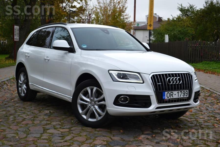 Balts Audi Q5 2013 Rīga, ar dzinēja tilpumu 2.00 L un nobraukumu 298 tūkst. km par 12490 €, foto 1 vietnē AUTOMOTO.COM.LV