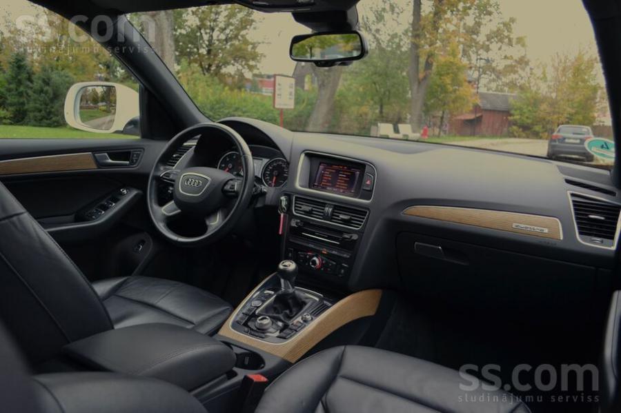 Balts Audi Q5 2013 Rīga, ar dzinēja tilpumu 2.00 L un nobraukumu 298 tūkst. km par 12490 €, foto 9 vietnē AUTOMOTO.COM.LV