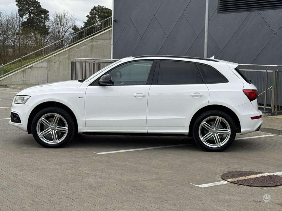 White Audi Q5 2014 in Jonava, with an engine capacity of 3.00 L and mileage of 290 thousand km for 13750 €, photo 4 on AUTOMOTO.COM.LV