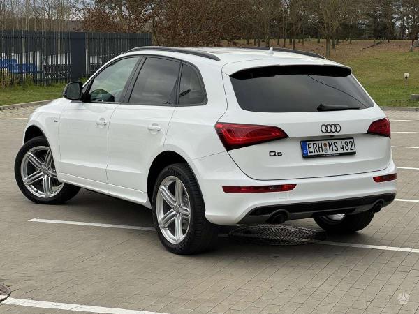 White Audi Q5 2014 in Jonava, with an engine capacity of 3.00 L and mileage of 290 thousand km for 13750 €, photo 5 on AUTOMOTO.COM.LV
