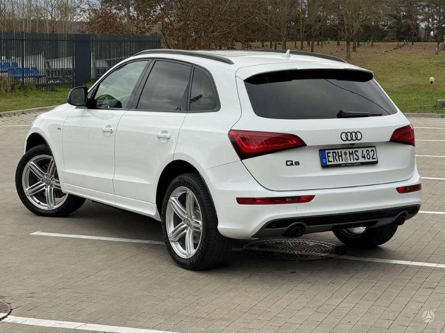 White Audi Q5 2014 in Jonava, with an engine capacity of 3.00 L and mileage of 290 thousand km for 13750 €, photo 5 on AUTOMOTO.COM.LV