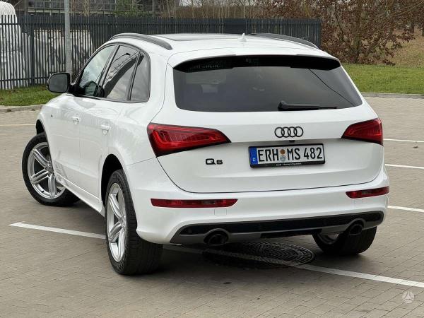 White Audi Q5 2014 in Jonava, with an engine capacity of 3.00 L and mileage of 290 thousand km for 13750 €, photo 6 on AUTOMOTO.COM.LV
