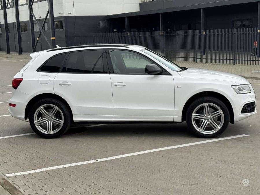White Audi Q5 2014 in Jonava, with an engine capacity of 3.00 L and mileage of 290 thousand km for 13750 €, photo 9 on AUTOMOTO.COM.LV