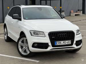 White Audi Q5 2014 in Jonava, with an engine capacity of 3.00 L and mileage of 290 thousand km for 13750 €, photo 11 on AUTOMOTO.COM.LV