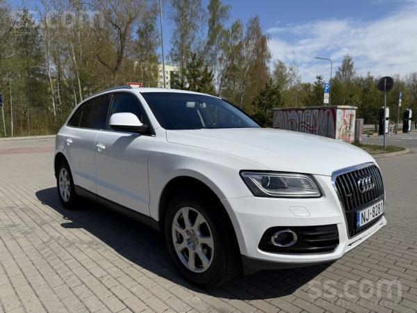 Balts Audi Q5 2014 Liepāja, ar dzinēja tilpumu 2.00 L un nobraukumu 222 tūkst. km par 10900 €, foto 1 vietnē AUTOMOTO.COM.LV