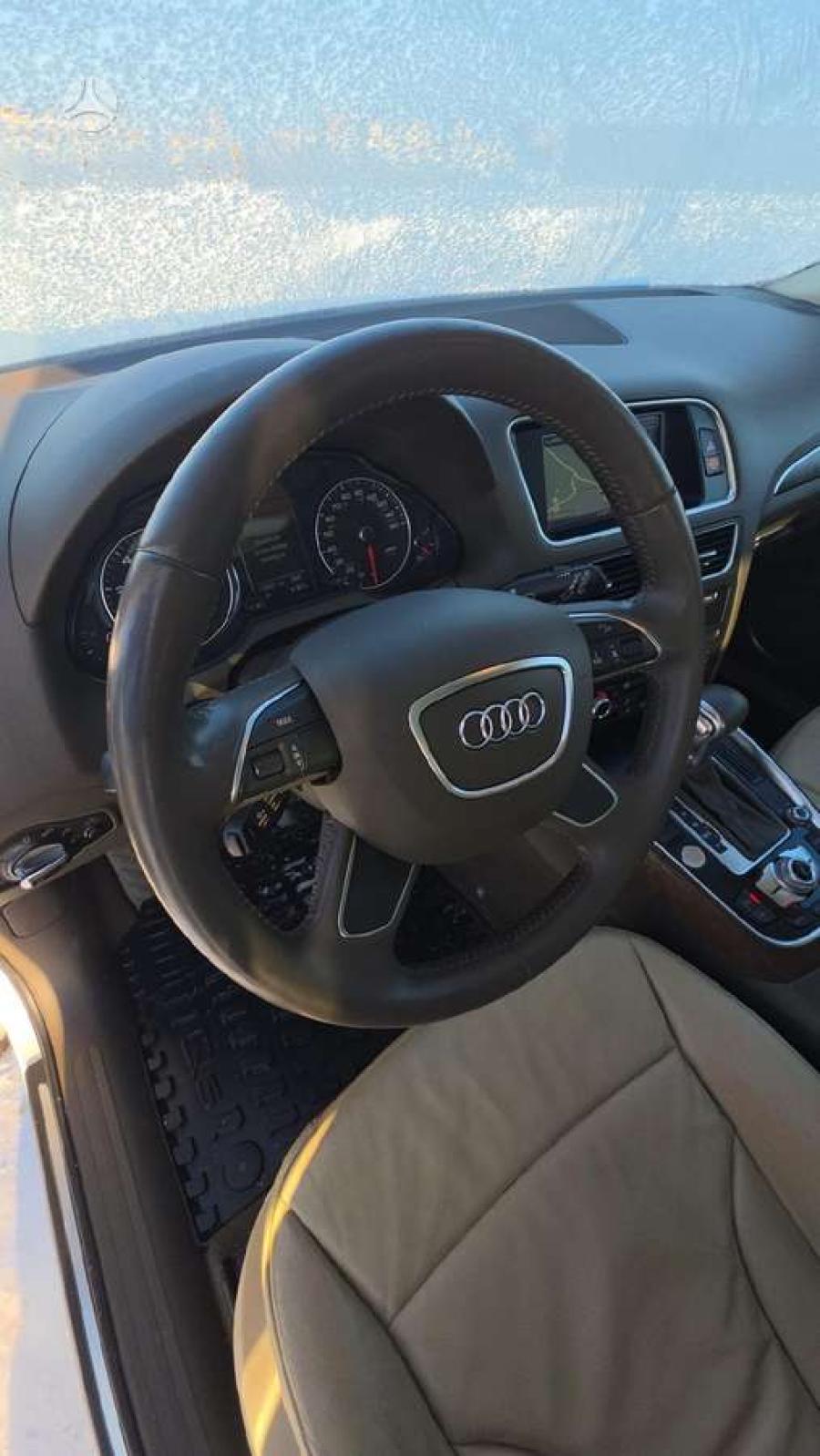 White Audi Q5 2014 in Klaipeda, with an engine capacity of 1.98 L and mileage of 174 thousand km for 9900 €, photo 11 on AUTOMOTO.COM.LV