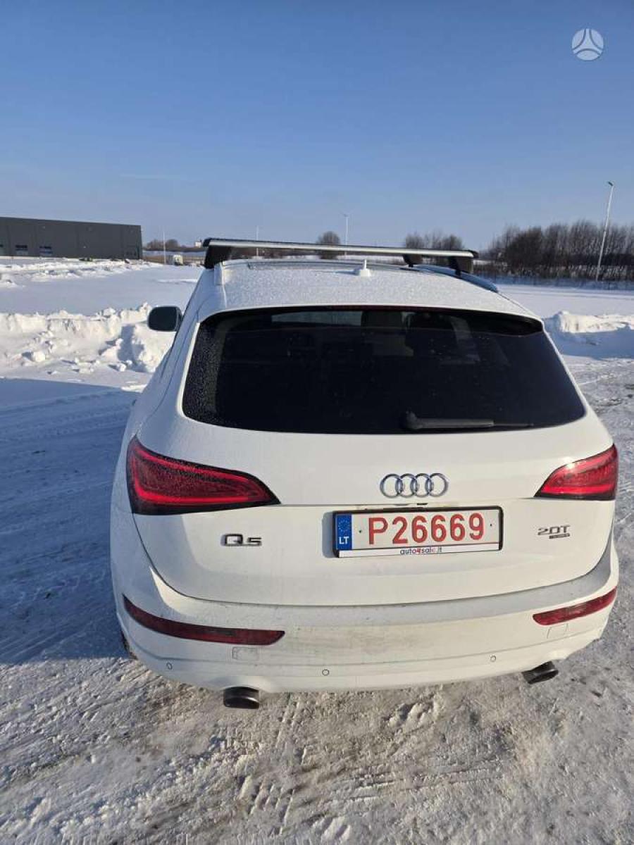 White Audi Q5 2014 in Klaipeda, with an engine capacity of 1.98 L and mileage of 174 thousand km for 9900 €, photo 17 on AUTOMOTO.COM.LV