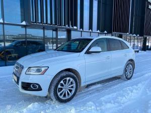 White Audi Q5 2014 in Vilnius, with an engine capacity of 1.98 L and mileage of 138 thousand km for 13900 €, photo  on AUTOMOTO.COM.LV