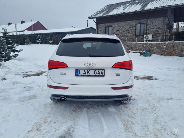White Audi Q5 2014 in Alytus, with an engine capacity of 1.97 L and mileage of 208 thousand km for 10900 €, photo 6 on AUTOMOTO.COM.LV