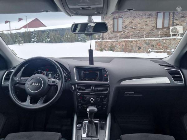 White Audi Q5 2014 in Alytus, with an engine capacity of 1.97 L and mileage of 208 thousand km for 10900 €, photo 9 on AUTOMOTO.COM.LV