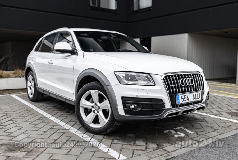White Audi Q5 2014 in Tallinn, with an engine capacity of 2.00 L and mileage of 142 thousand km for 11990 €, photo 1 on AUTOMOTO.COM.LV