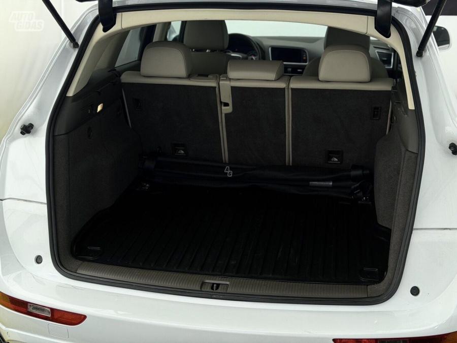 White Audi Q5 2014 in Avizieniai, with an engine capacity of 2.00 L and mileage of 139 thousand km for 7990 €, photo 13 on AUTOMOTO.COM.LV