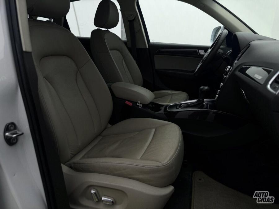 White Audi Q5 2014 in Avizieniai, with an engine capacity of 2.00 L and mileage of 139 thousand km for 7990 €, photo 15 on AUTOMOTO.COM.LV