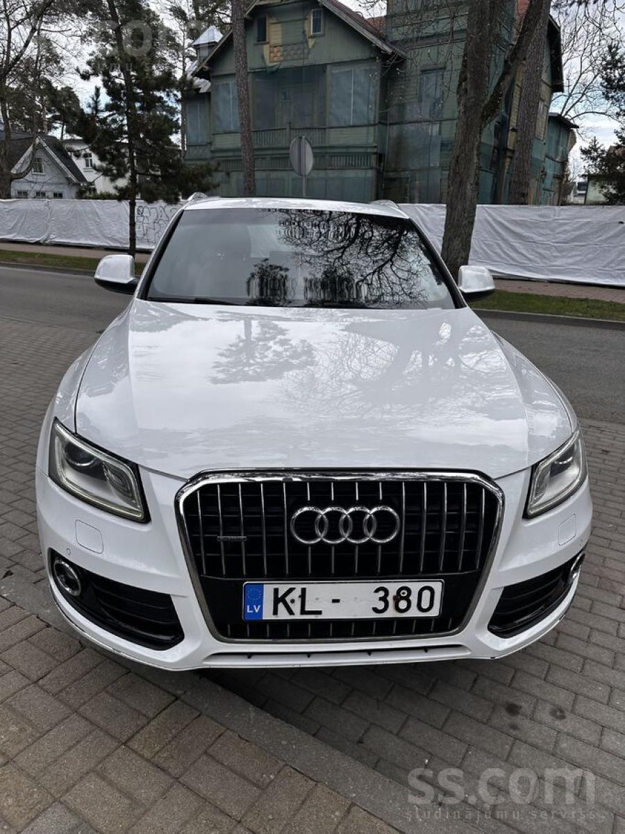 Balts Audi Q5 2014 Rīga, ar dzinēja tilpumu 2.00 L un nobraukumu 171 tūkst. km par 12500 €, foto 1 vietnē AUTOMOTO.COM.LV