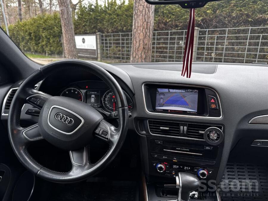 Balts Audi Q5 2014 Rīga, ar dzinēja tilpumu 2.00 L un nobraukumu 171 tūkst. km par 12500 €, foto 5 vietnē AUTOMOTO.COM.LV