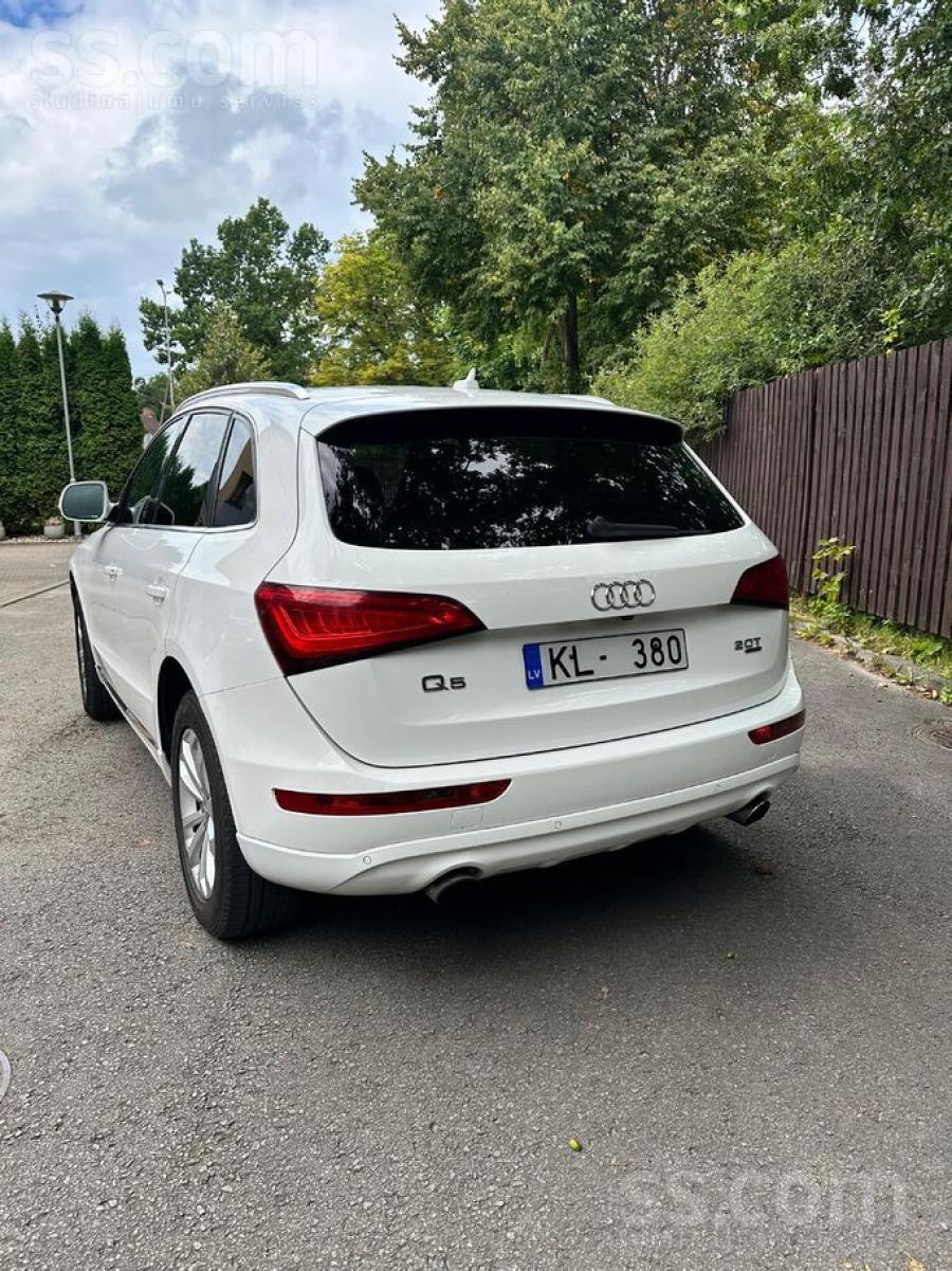 Balts Audi Q5 2014 Rīga, ar dzinēja tilpumu 2.00 L un nobraukumu 171 tūkst. km par 12500 €, foto 4 vietnē AUTOMOTO.COM.LV