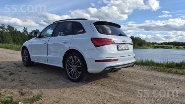 White Audi Q5 2014 in Jelgava, with an engine capacity of 3.00 L and mileage of 299 thousand km for 13500 €, photo 1 on AUTOMOTO.COM.LV